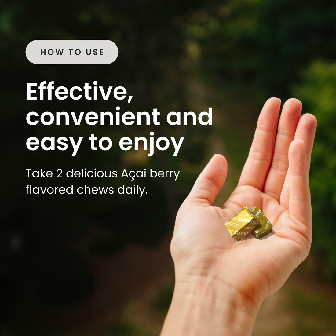 Superbeets® Heart Chews Advanced | Beet Root + CoQ10 | humanⁿ