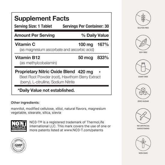 Neo40® | Nitric Oxide and Blood Pressure Supplement | Humann