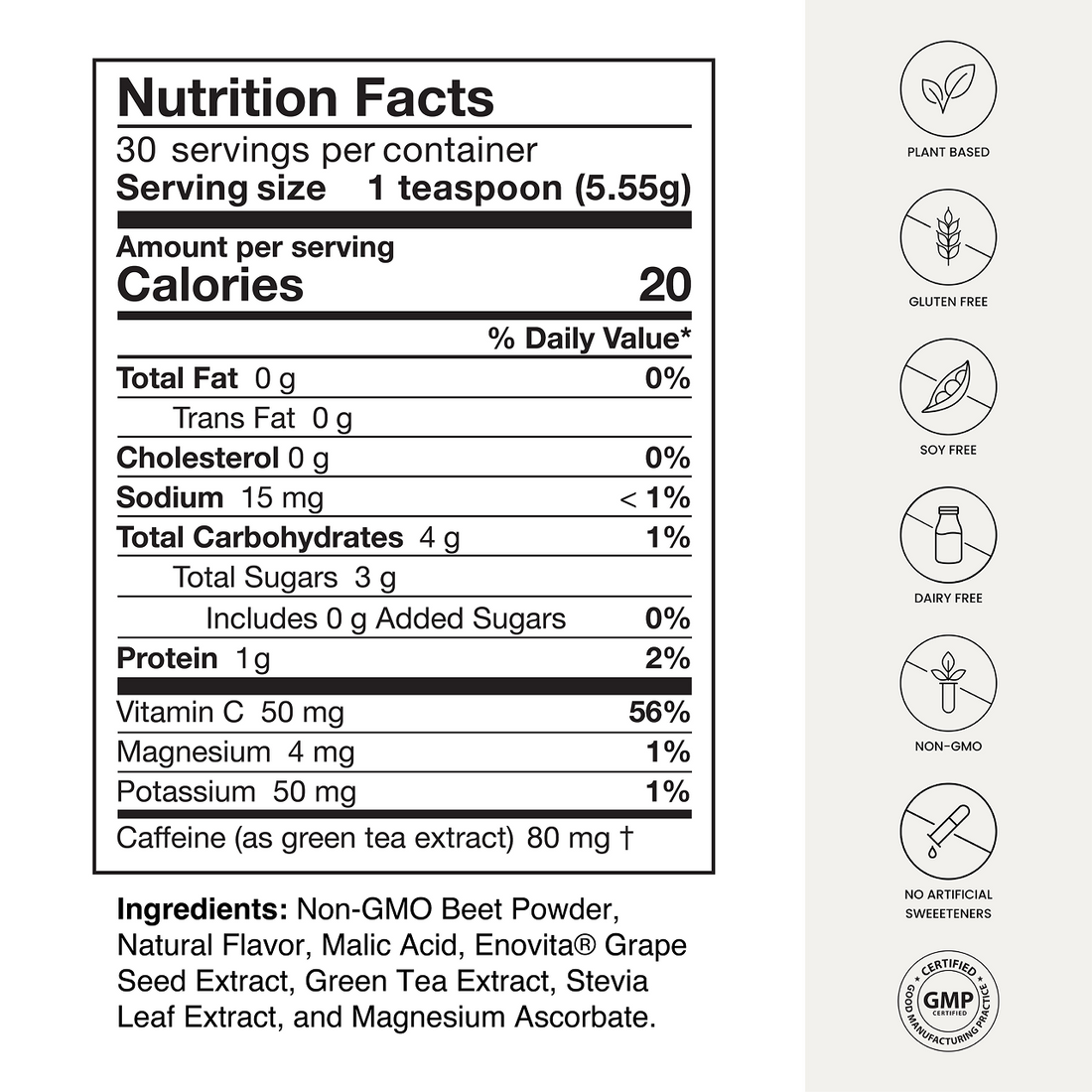 Beet Root Powder Energy Plus | SuperBeets® | Humann